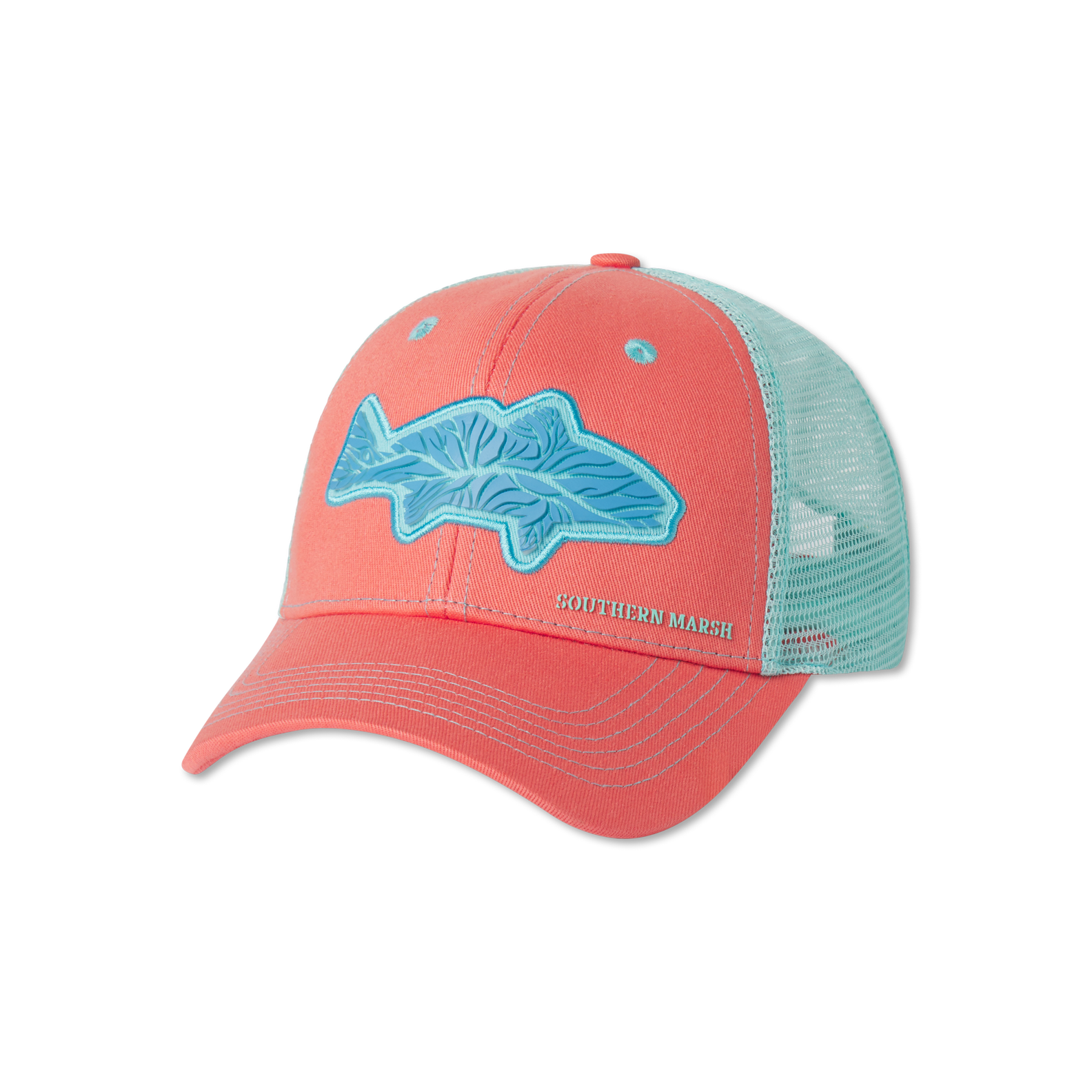 Trucker Hat | Delta Fish – Southern Marsh Collection