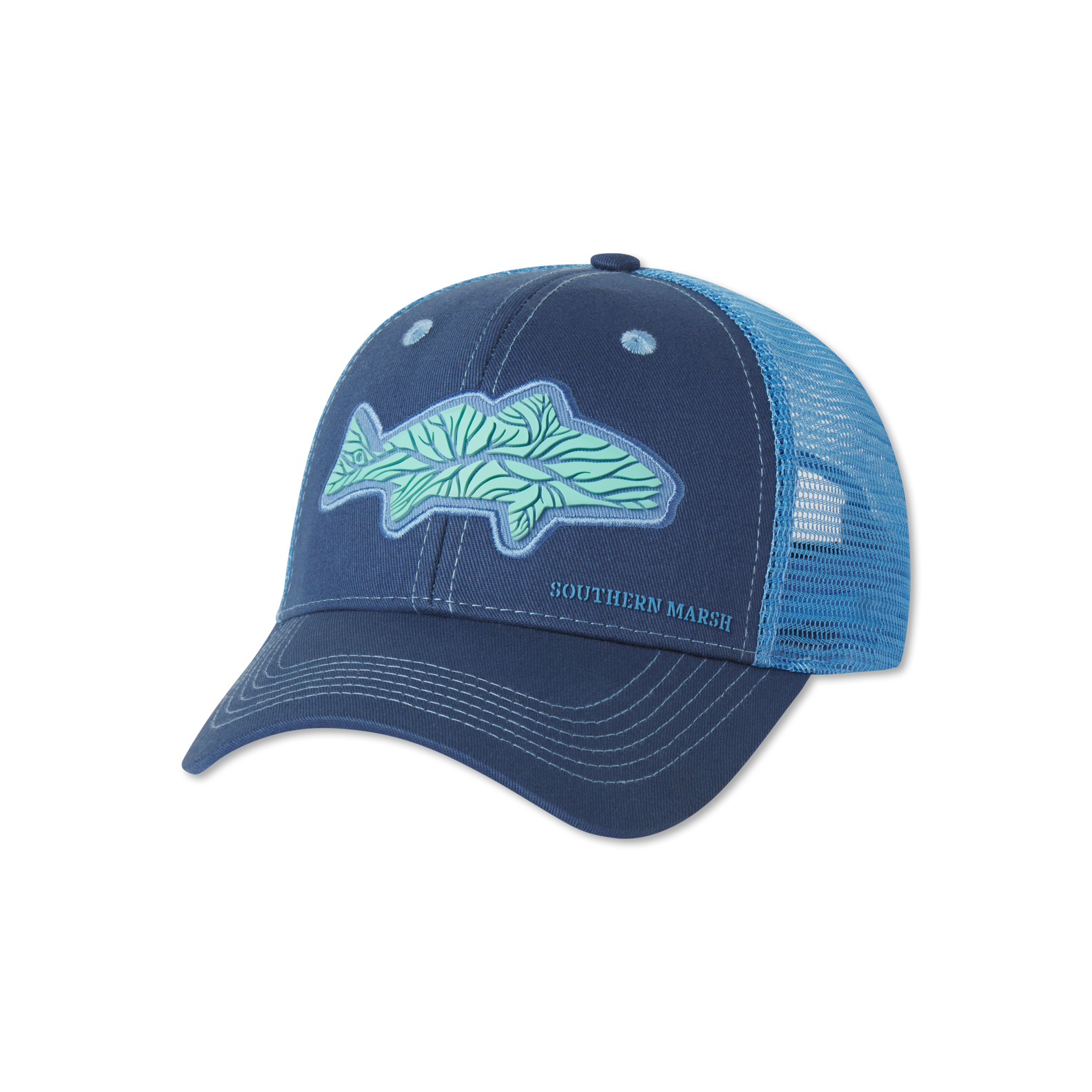 Trucker Hat | Delta Fish – Southern Marsh Collection