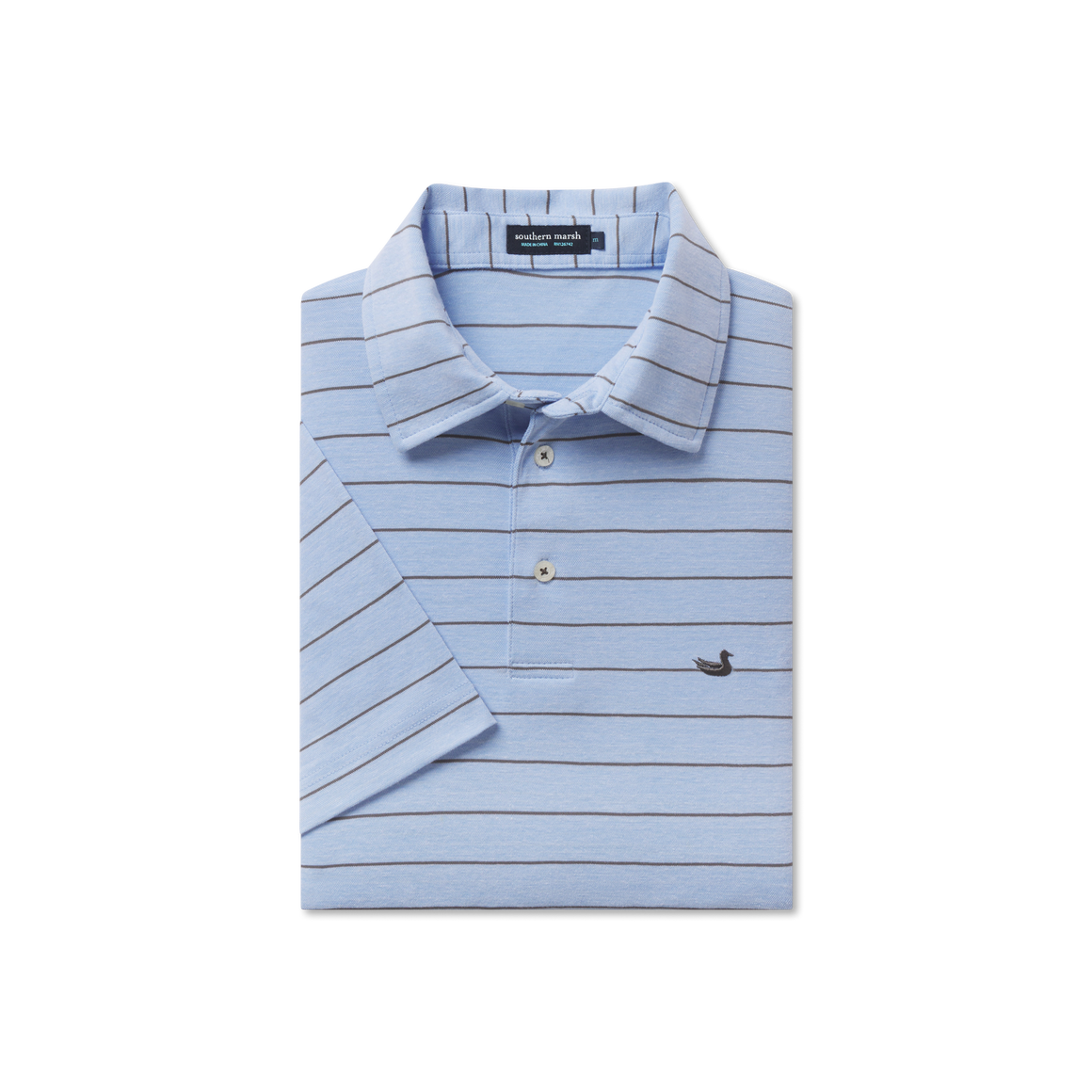 Berkeley Performance Polo | Striped – Southern Marsh Collection
