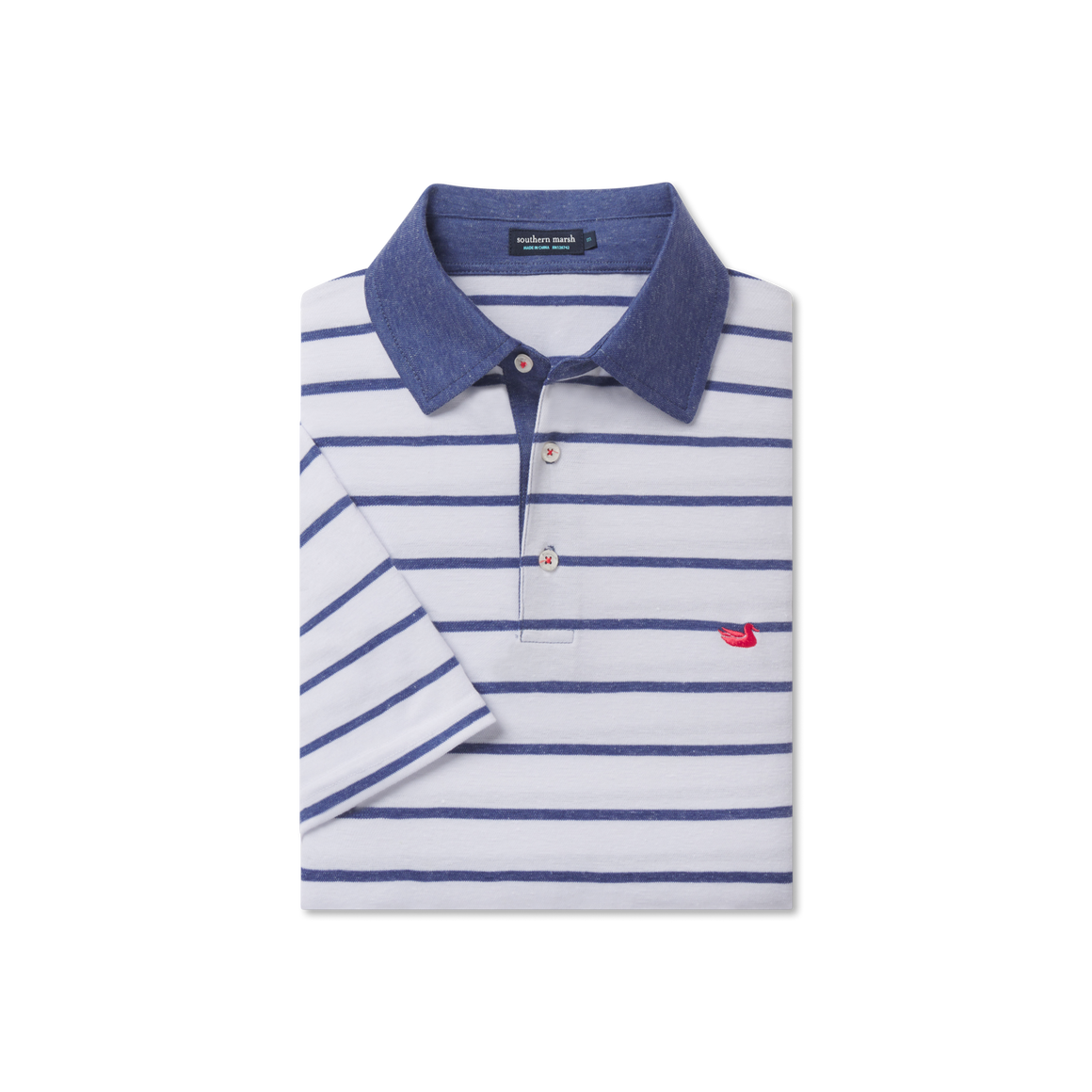 Marina Bay Stripe Polo – Southern Marsh Collection