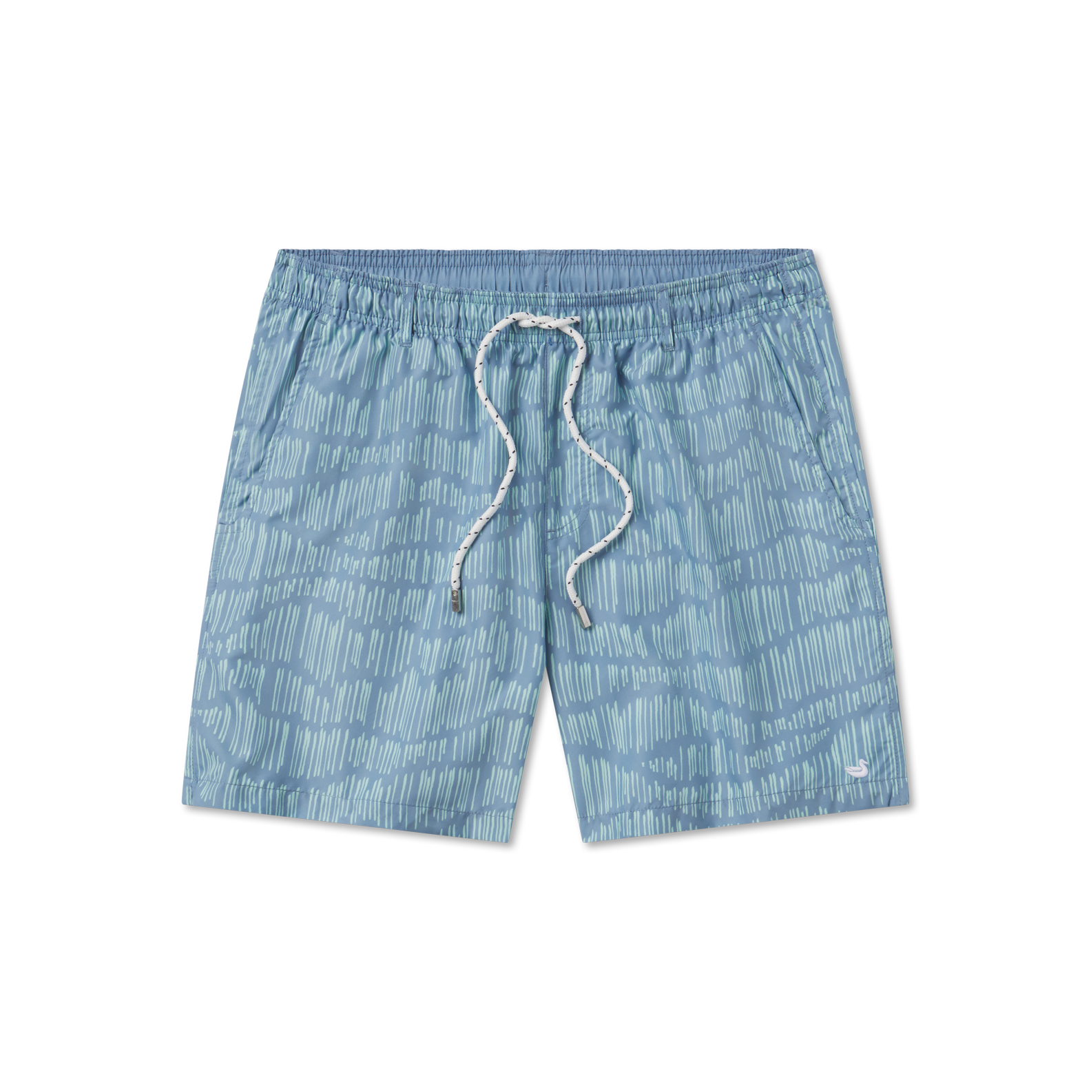 Dockside Swim Trunks | Falling Lines – Southern Marsh Collection