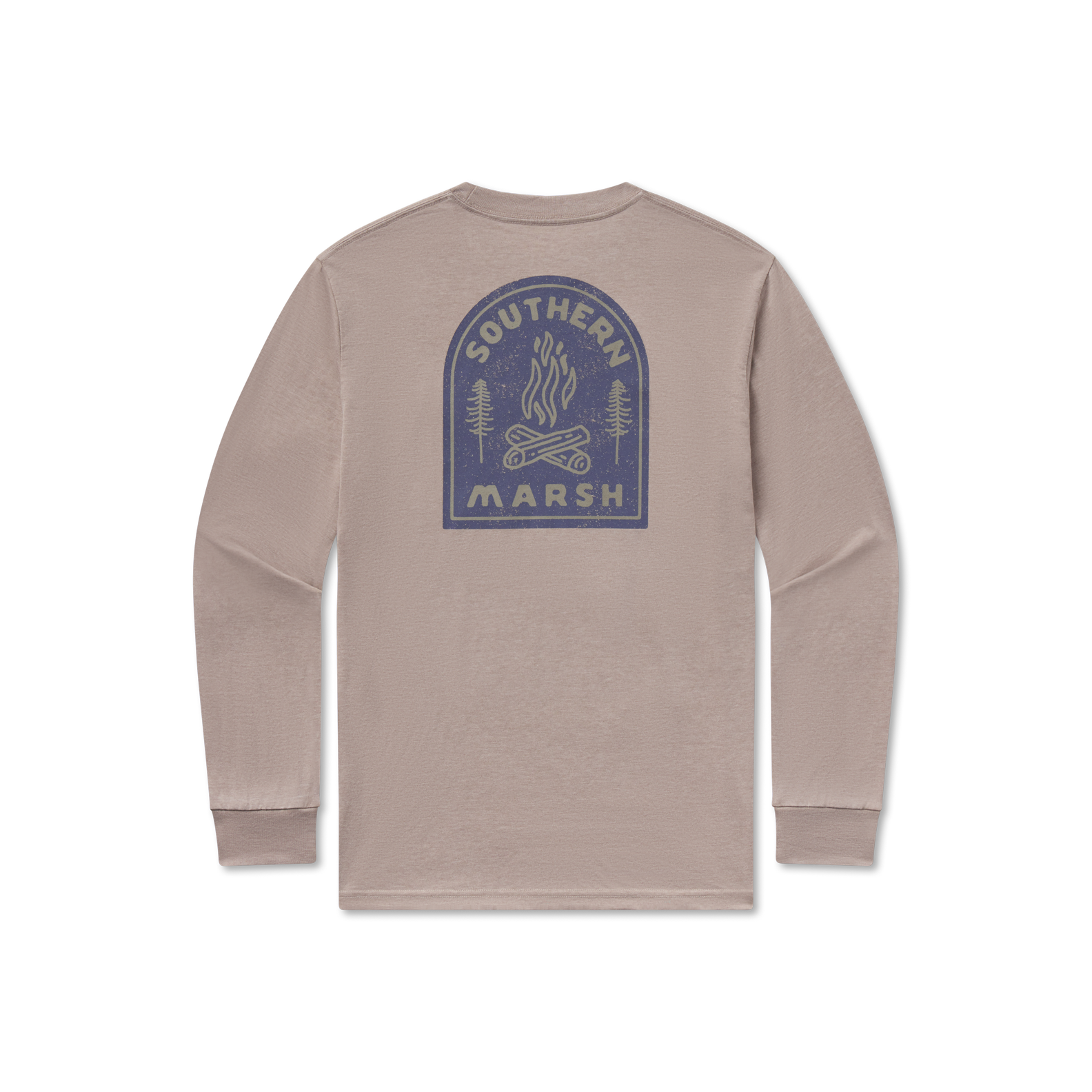 Seawash™ Tee - Campfire Badge - Long Sleeve – Southern Marsh Collection