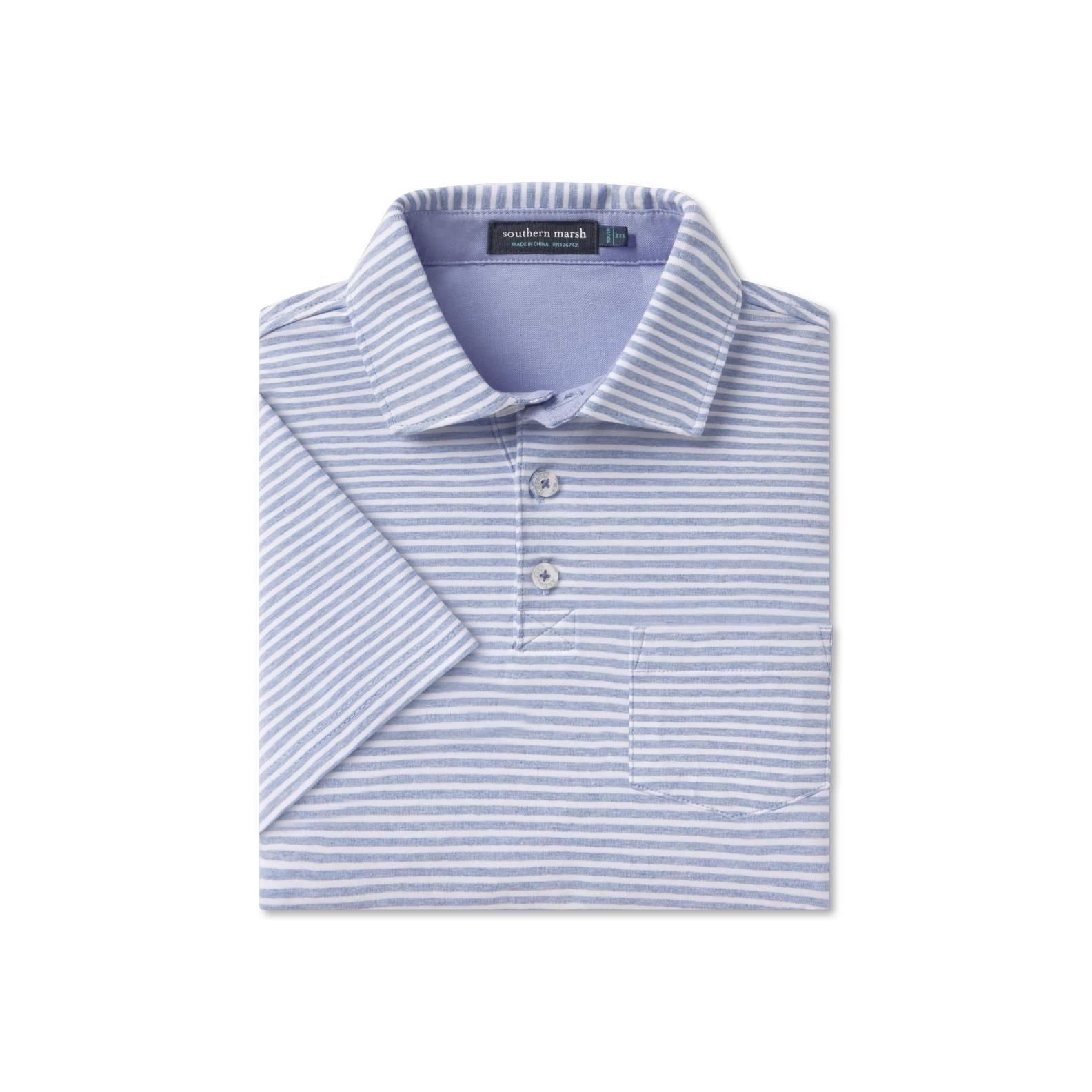 Youth Nantucket Relaxed Polo - Stripe – Southern Marsh Collection