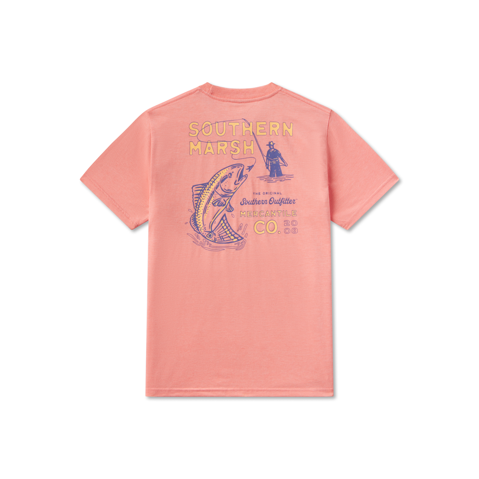 Youth SEAWASH™ Tee - Retro Redfish – Southern Marsh Collection