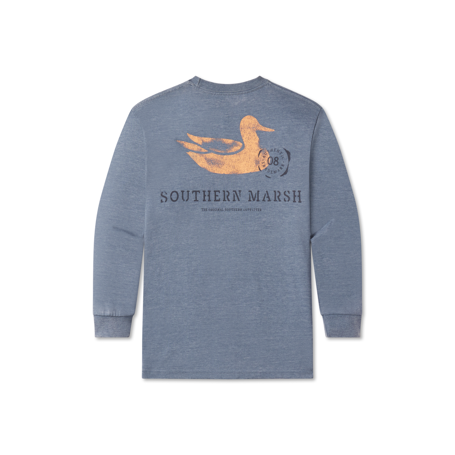Youth SEAWASH™ Tee - Stamped Duck - Long Sleeve – Southern Marsh Collection