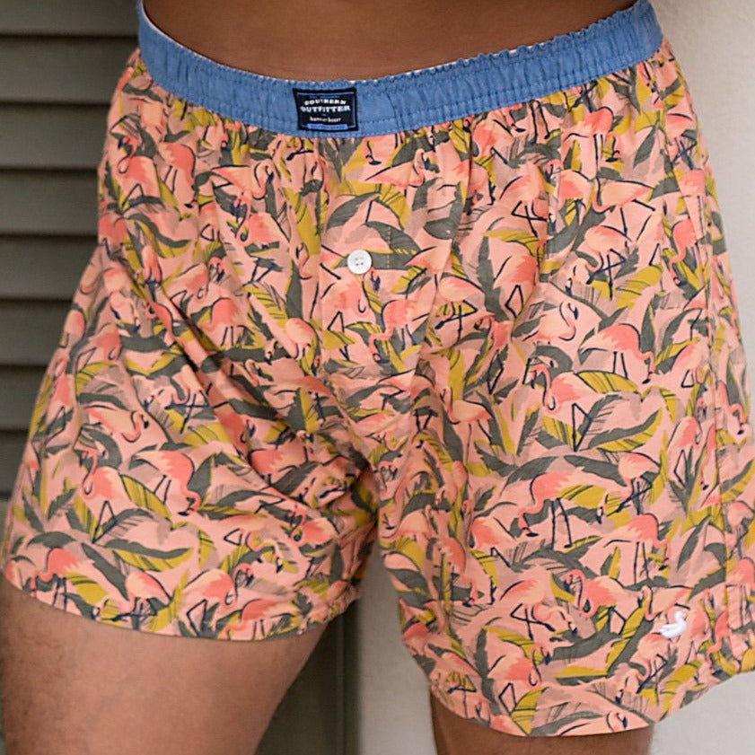 Men's Boxers | Hanover Flamingo – Southern Marsh Collection