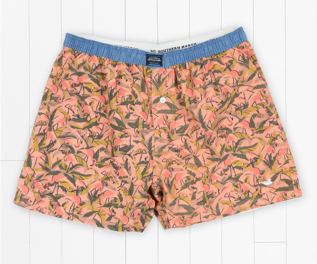 Men's Boxers | Hanover Flamingo – Southern Marsh Collection