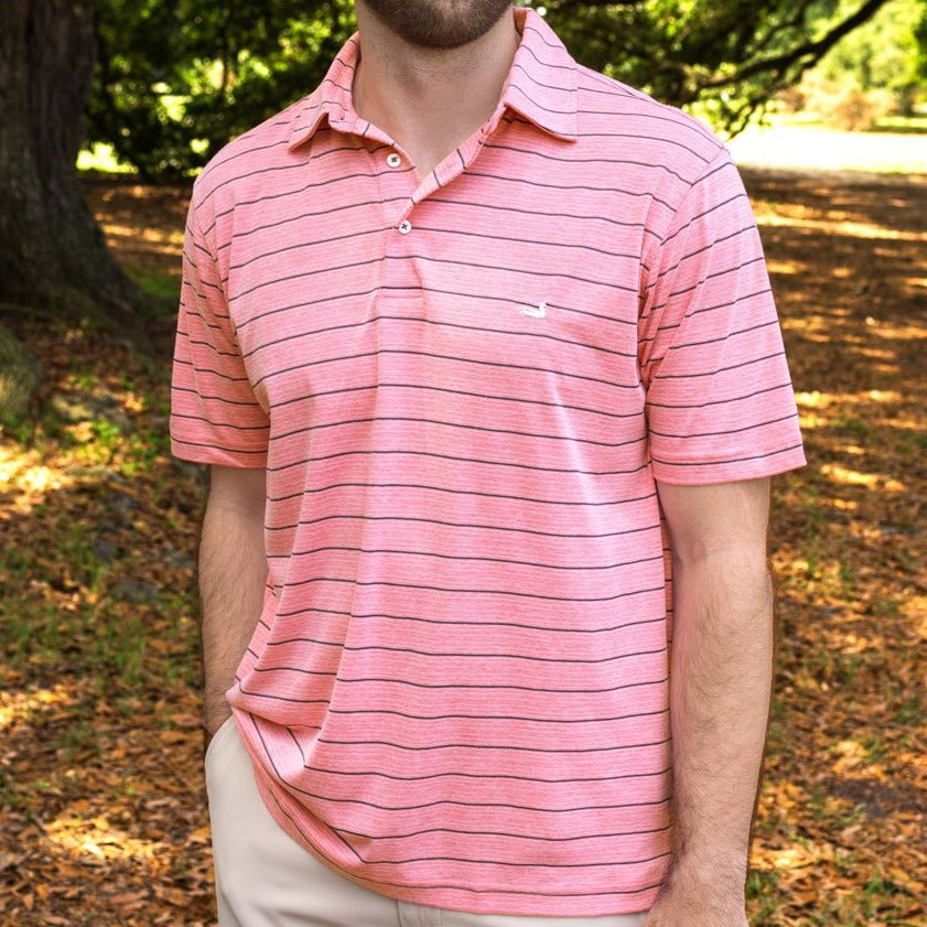 Berkeley Performance Polo | Striped – Southern Marsh Collection