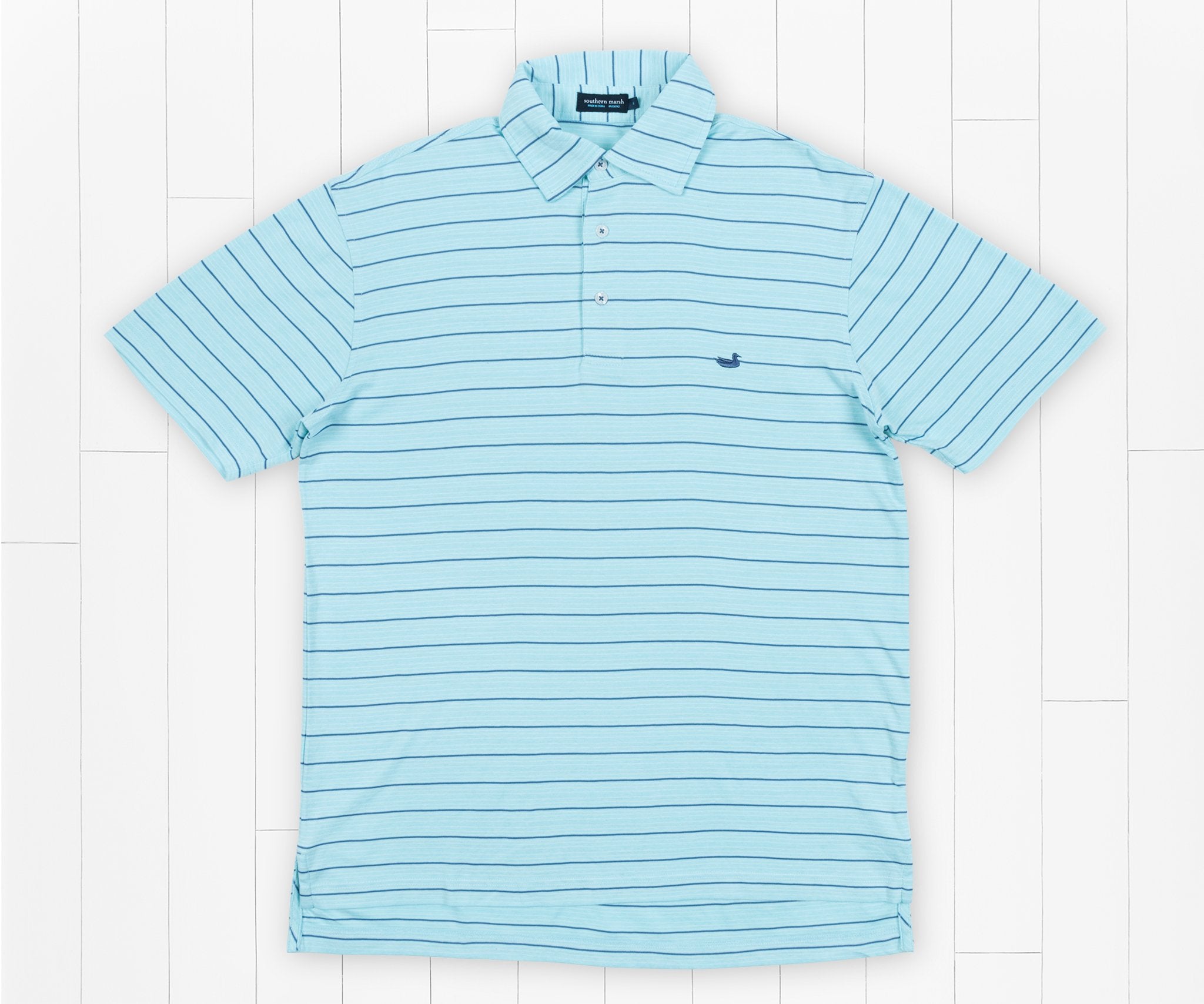 Berkeley Performance Polo | Striped – Southern Marsh Collection