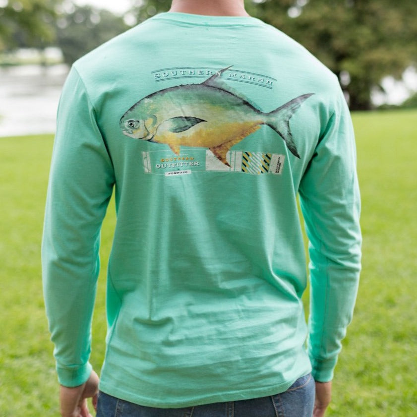 Outfitter Collection Tee - Pompano - Long Sleeve – Southern Marsh ...