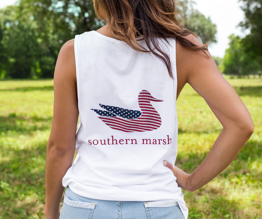 Authentic Flag Tank Top – Southern Marsh Collection